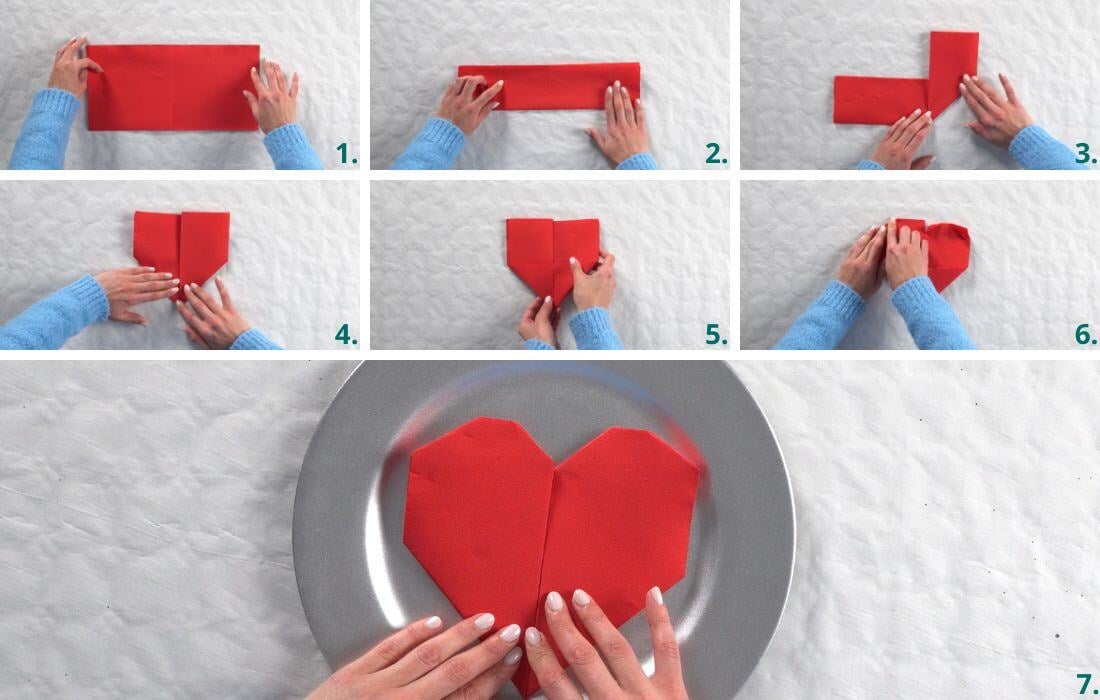 Comment plier une serviette de table : 5 pliages expliqués pas à pas